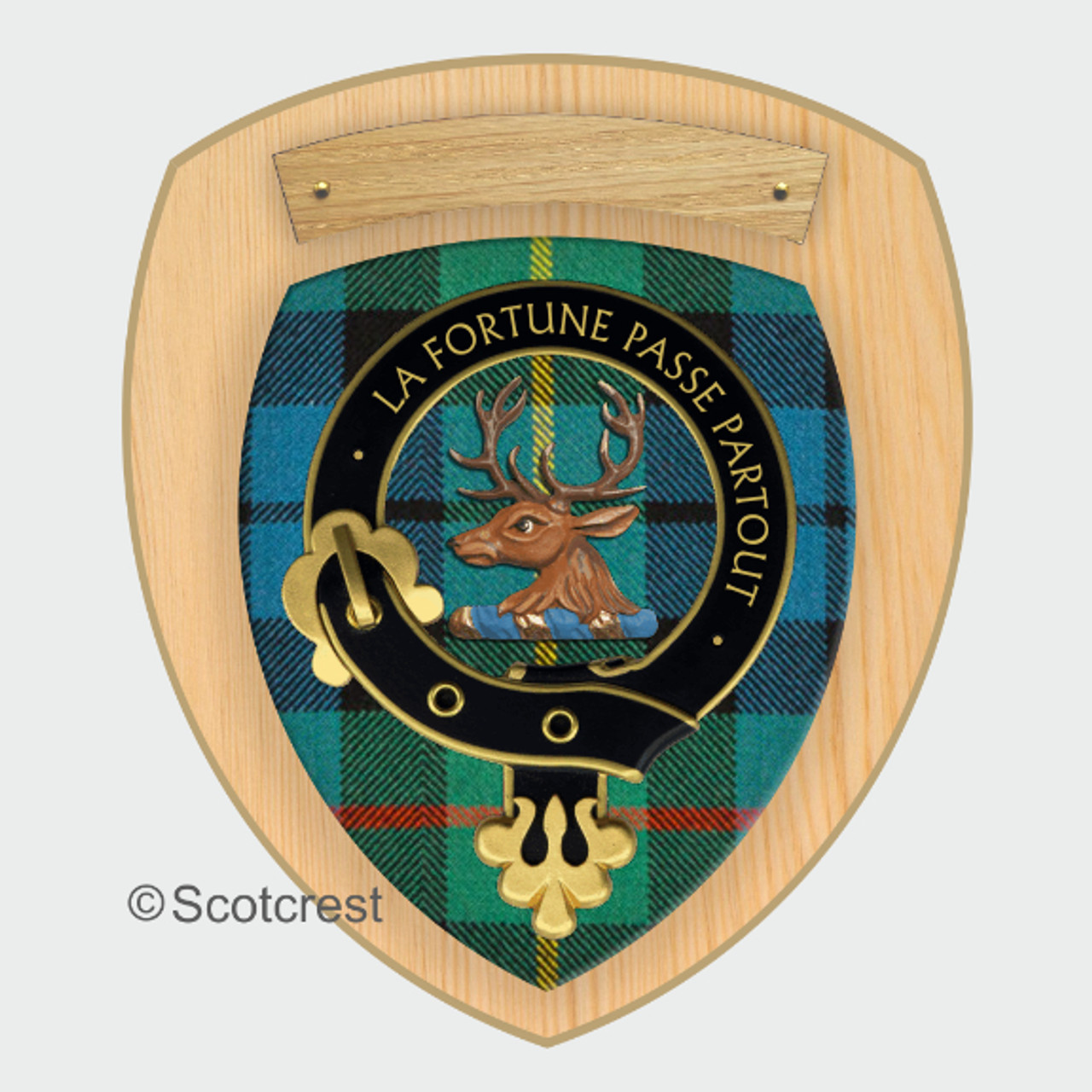 Rollo Clan Crest Wall Plaque Scotcrest Handmade Scottish Clan Ts