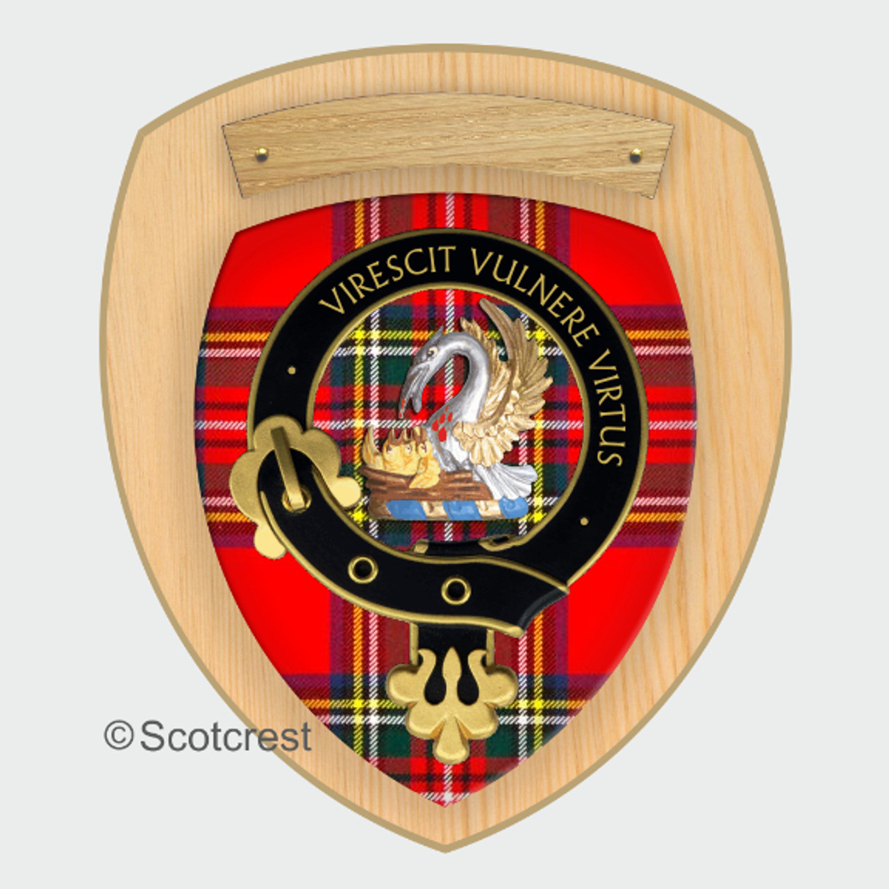 Stewart Clan Crest Wall Plaque Scottish Clan Ts