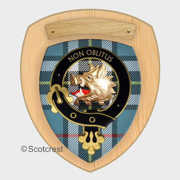 Thomson Clan Crest Wall Plaque | Scotcrest Handmade Scottish Clan Gifts