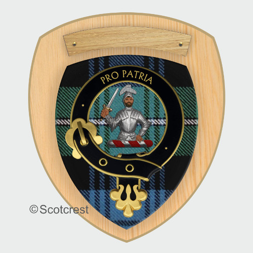 Bannerman Clan Crest Wall Plaque Scotcrest Handmade Scottish Clan Ts