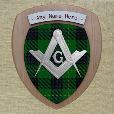 Masonic Wall Plaque | Scotcrest | Handmade Scottish Gifts