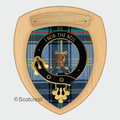 Bell Clan Crest Wall Plaque | Scotcrest Handmade Scottish Clan Gifts