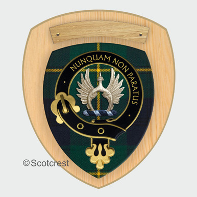 Johnstone Clan Crest Wall Plaque | Scottish Clan Gifts
