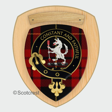MacQueen Clan Crest Wall Plaque | Scottish Clan Gifts