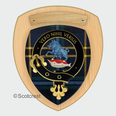 Weir Clan Crest Wall Plaque | Scotcrest Handmade Scottish Clan Gifts