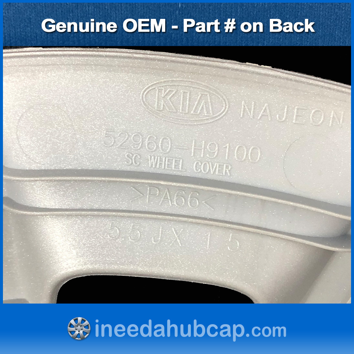 2018-2020 Kia Rio 15-in Silver Hubcap | Quality Hubcap