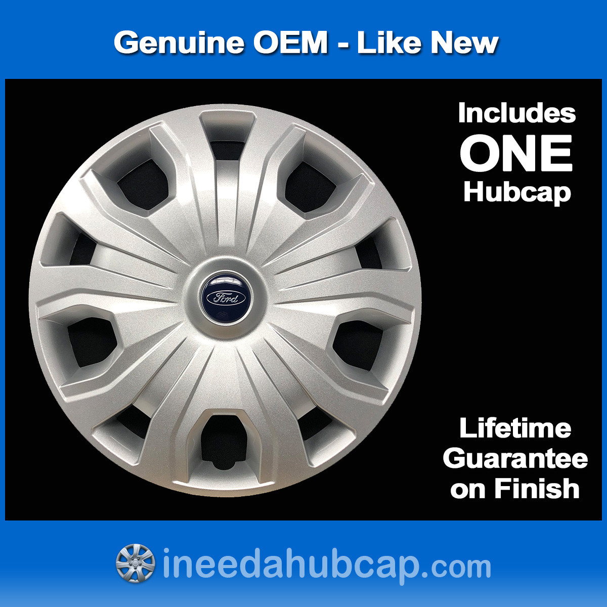 2019-2023 Ford Transit Connect 16-in Silver Hubcap | Quality Hubcap