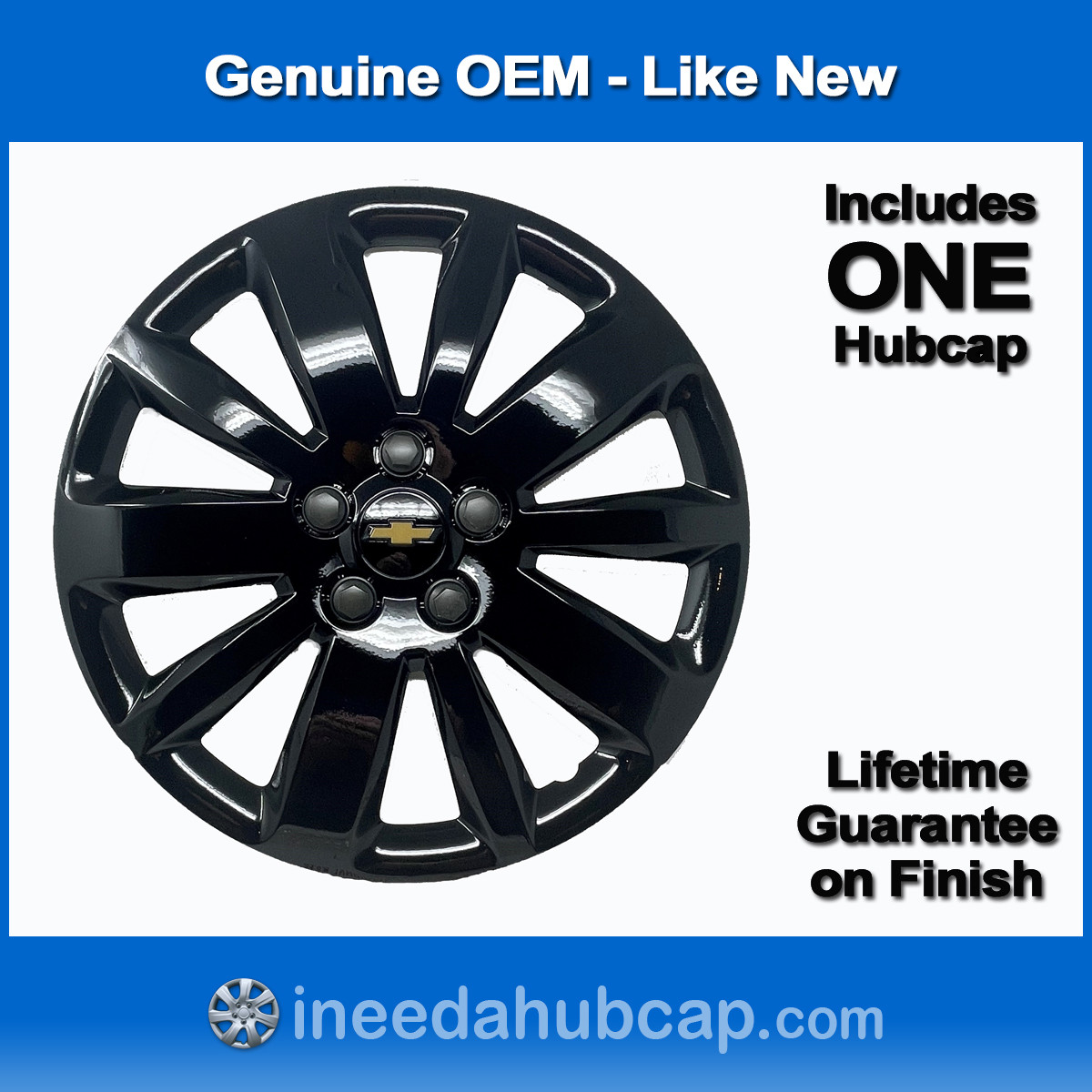 Chevrolet Cruze Genuine Factory (2011-2013) 16" Hubcap - Custom Gloss ...