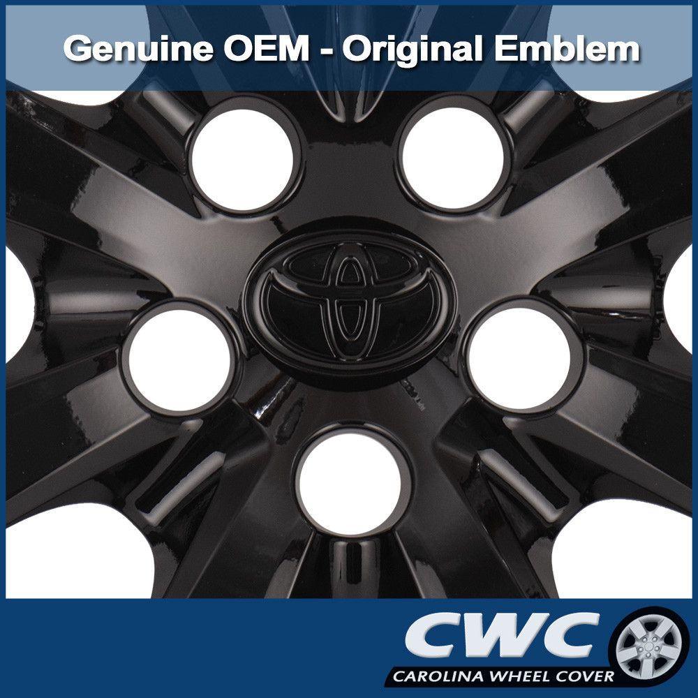 Toyota Corolla (2020-2025) 16" Hubcap - Custom Gloss Black Paint (1piece)