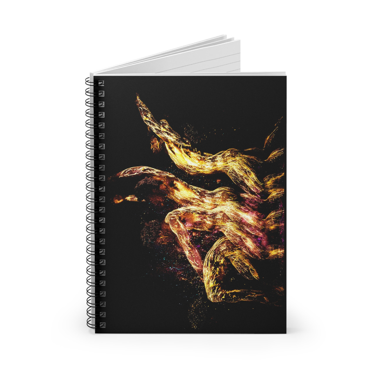 Anatomy of the Human (IV) - Spiral Notebook (Ruled Line) - Rainbow Serpent