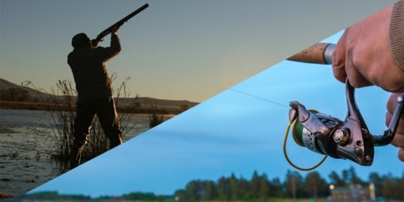 Fishing and Hunting with Crescent Moon - Crescent Moon Snowshoes