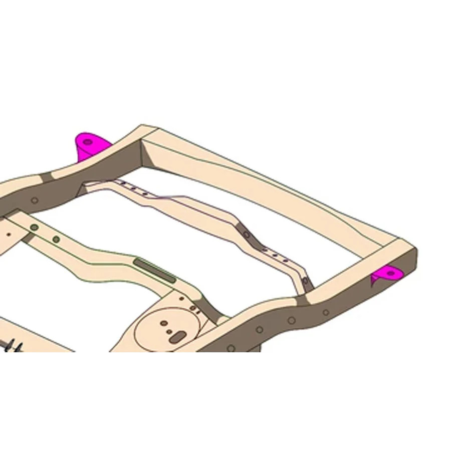 Rust Buster Rear Body Frame Mount | 2014-2007 Toyota FJ Cruiser