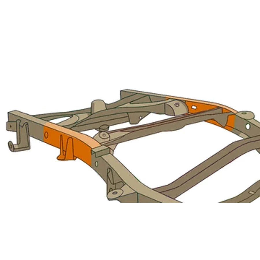Rust Buster Rear Over Axle Frame Section - Driver Side | 2006-2000 ...