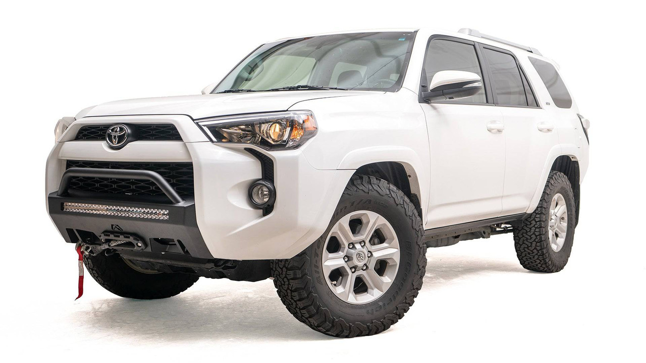 Fab Fours Hidden Winch Mount Front Bumper - 2024-2014 Toyota 4Runner