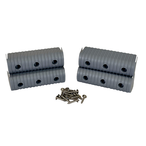 Caliber BunkWrap End Cap 2x6" Grey Accessory Kit w/Stainless Steel ...
