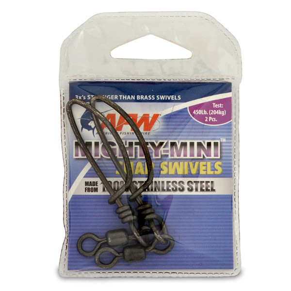AFW Mighty-Mini Snap Swivel 450# 2 Pack