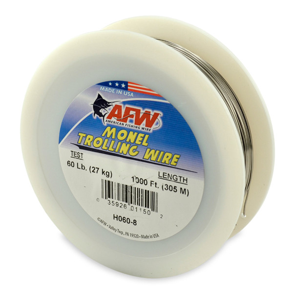American Fishing Wire Monel Trolling Wire 1000ft Spool Test: 60