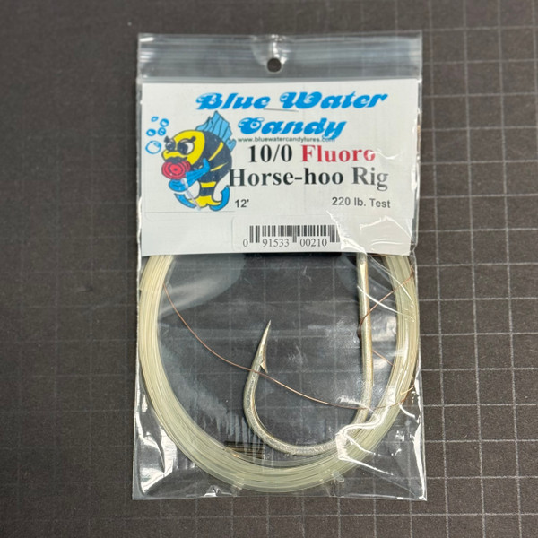 Bluewater Candy Horse Ballyhoo Rig 10/0 Fluorocarbon Leader