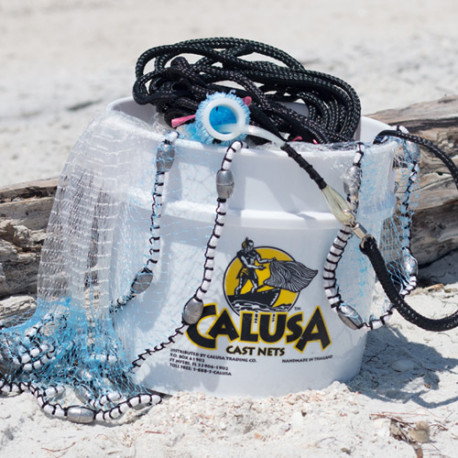 CALUSA CAST NET 10 ft Diameter 5/8 inch Mesh