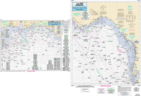 Captain Segull Chart - Tampa Bay- FL to Miss. River Passes