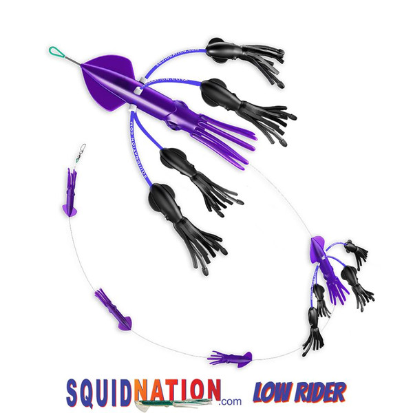 Squidnation Low Rider Flippy Floppy Chain Purple Black - Alltackle.com