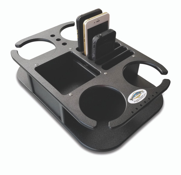 Deep Blue Marine 4 Drink and Cell Phone Holder - Black (BH-4CELL-B ...