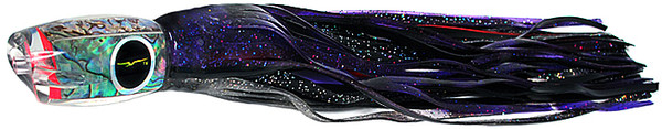 Black Bart Hot Breakfast Marlin Lure-Purple/Black Dot