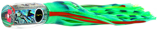 Black Bart 1656 Flat Nose Marlin Lure- Glow/Green Chartreuse ...