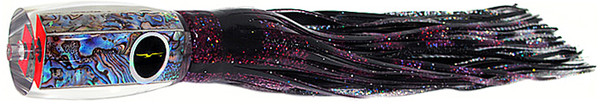 Black Bart 1656 Flat Nose Marlin Lure- Purple/Black Dot - Alltackle.com