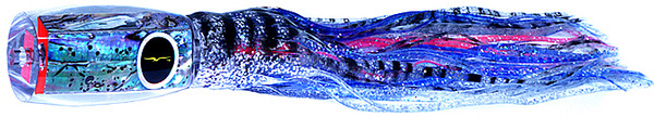 Black Bart 1656 Flat Nose Marlin Lure- Silver Tiger/Mackerel ...