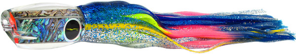 Black Bart Hawaiian Breakfast Lure - Blue Yellow/Rainbow - Alltackle.com