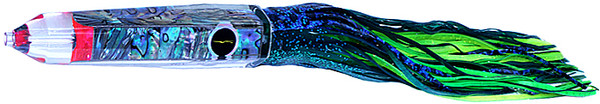 Black Bart Wahoo Candy Lure -Dark Green/Green Chartreuse - Alltackle.com