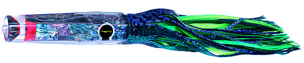 Black Bart Crooked Island Candy Lure - Dark Green/Green Charetruse ...
