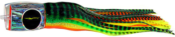 Black Bart Marlin Candy Lure - Green-Orange Tiger/Orange-Yellow Tiger ...