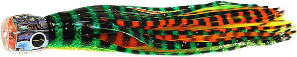 Black Bart Tuna Candy Trolling Lure - Green-Orange Tiger/Orange-Yellow ...