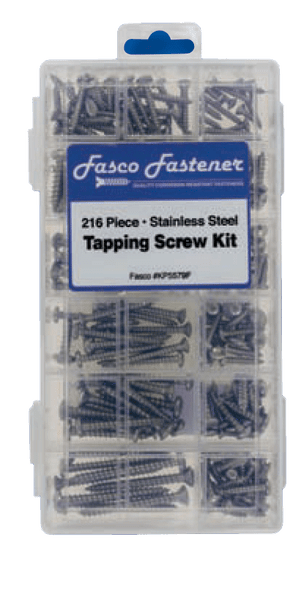 Fasco Stainless Steel 240 piece Metric Fastener Kit