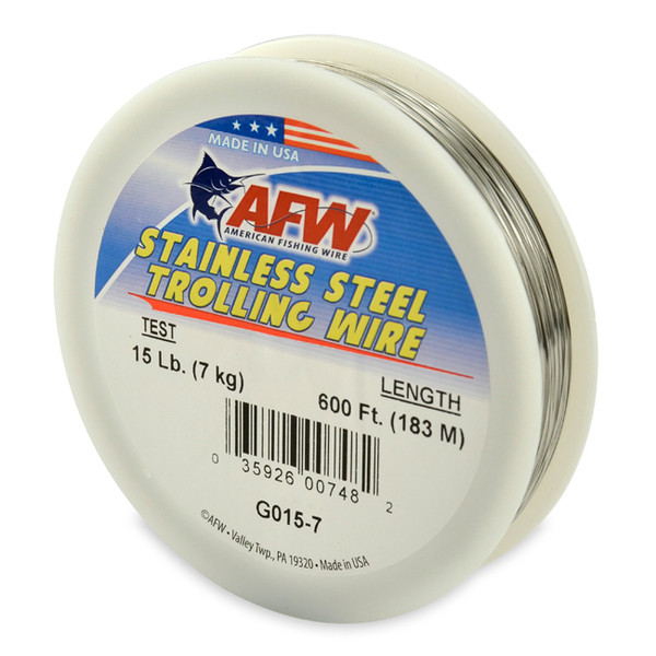 American Fishing Wire Stainless Steel Trolling Wire 600ft Spool Test: 15
