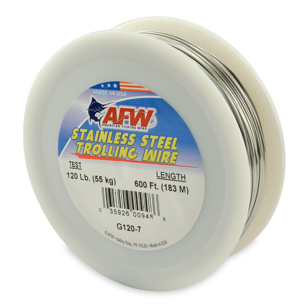 American Fishing Wire SS Trolling Wire 600ft Spool Test: 120