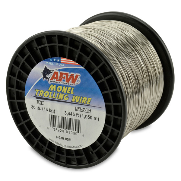 American Fishing Wire Monel Trolling Wire 5 Pound Spool Test: 30