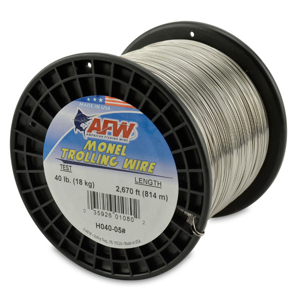 American Fishing Wire Monel Trolling Wire 5 Pound Spool Test: 40