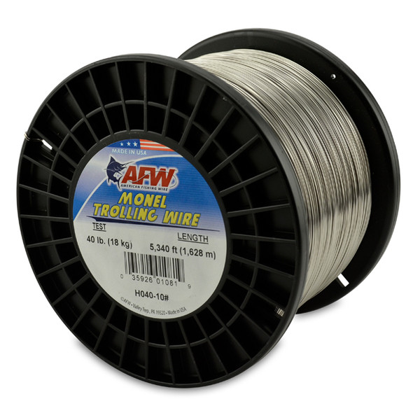 American Fishing Wire Monel Trolling Wire 10 Pound Spool Test 40