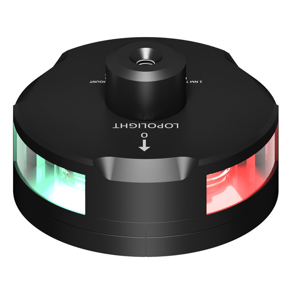 Lopolight Tri-Color Nav Light w/Windex Mount - 1NM - Black Housing w/FB ...