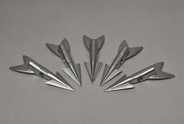 SCT Harpoon Dart - Stainless - Unrigged - 5 Pack - Alltackle.com