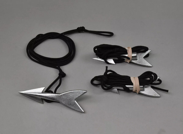 SCT Harpoon Dart - Stainless - Paracord Rigged - 3 Pack - Alltackle.com