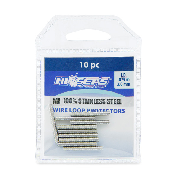 Hi Seas Stainless Springs Loop Protector 1.6mm 10 Pack