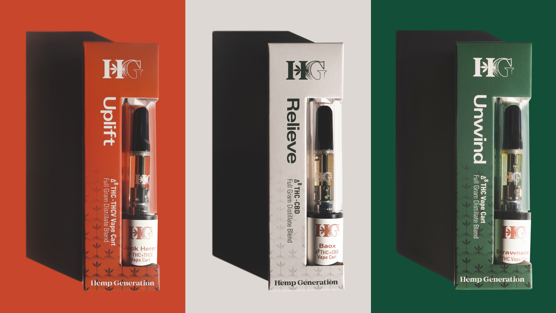 Delta 8 Carts and Cannabinoid Blends - Hemp Generation