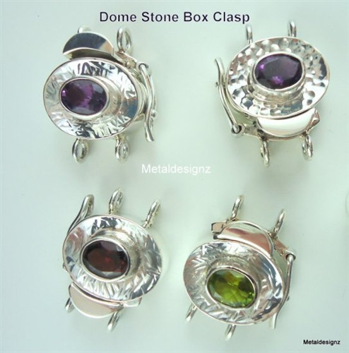 Dome Stone Box Clasp - Metal Designz