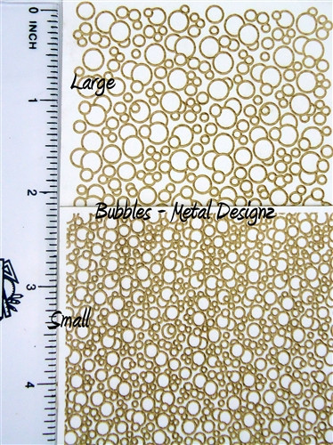 Laser Cut Texture Paper - Bubbles - Metal Designz