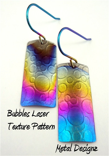 Laser Cut Texture Paper - Bubbles - Metal Designz