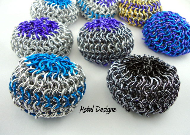 Coloured Bright Aluminum Hackey Sack Kit - Metal Designz